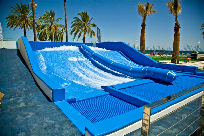 Hurricane Alley Waterpark installs a FlowRider® Wave In A Box Double ...